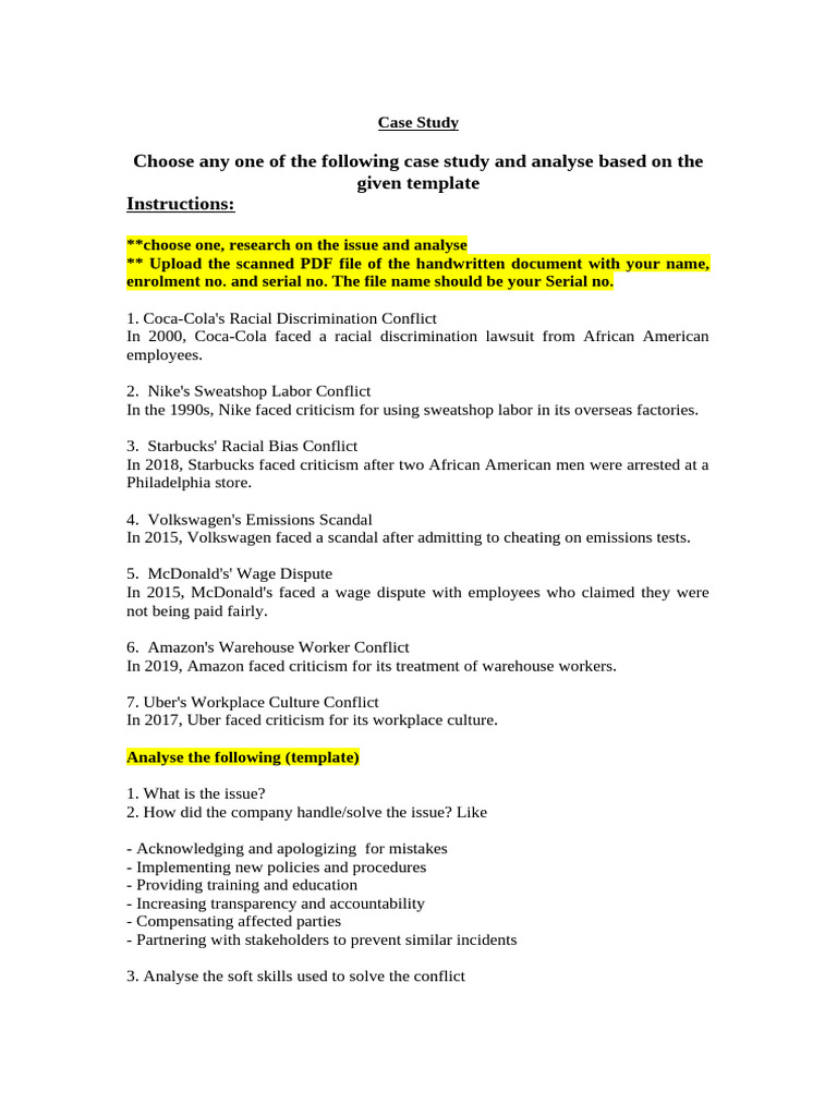 Soft Skills_Case Study | PDF