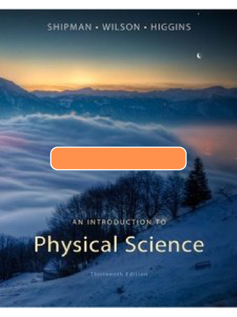 Testbank For An Introduction To Physical Science 13th Edition | PDF ...