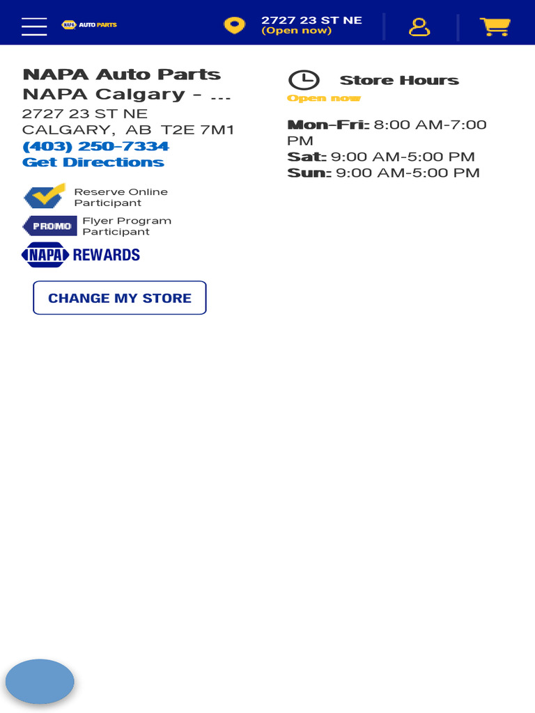 Your Shopping Cart NAPA Auto Parts | PDF