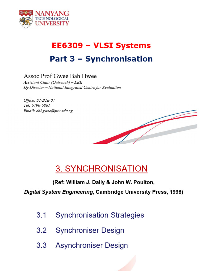 Week 12-13 L3 - Synchronisation | PDF | Synchronization | Digital Technology