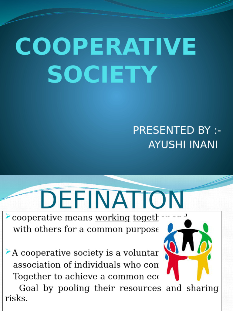 Overview of Cooperative Societies | PDF | Cooperative | Economies