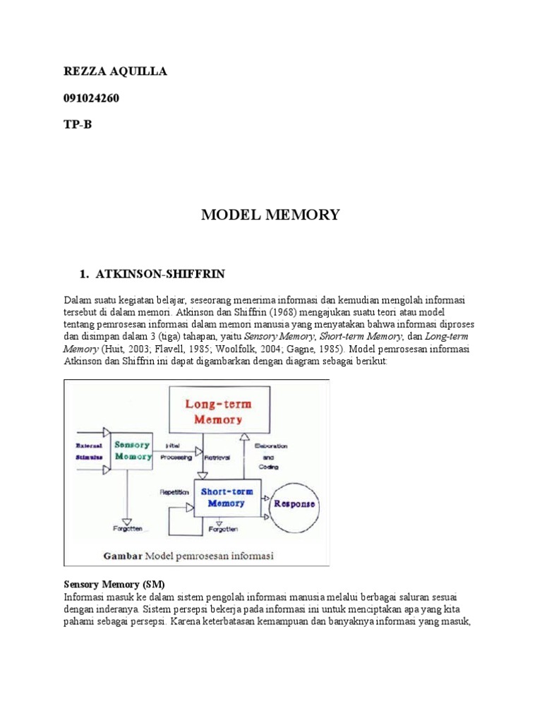 Model Memory | PDF