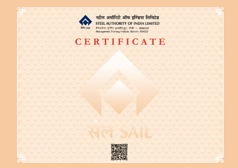 Certificate of Learning Cyber Security | PDF