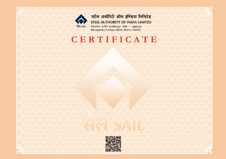 Certificate of Learning AIML | PDF