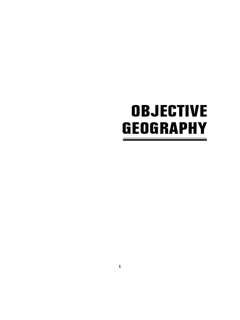 Objective Geography Book Pages 5 | PDF