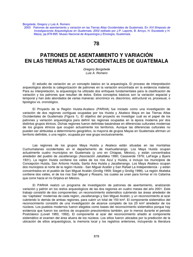 78.02 - Gregory Borgstede - en PDF | PDF | Tierra | Civilización maya