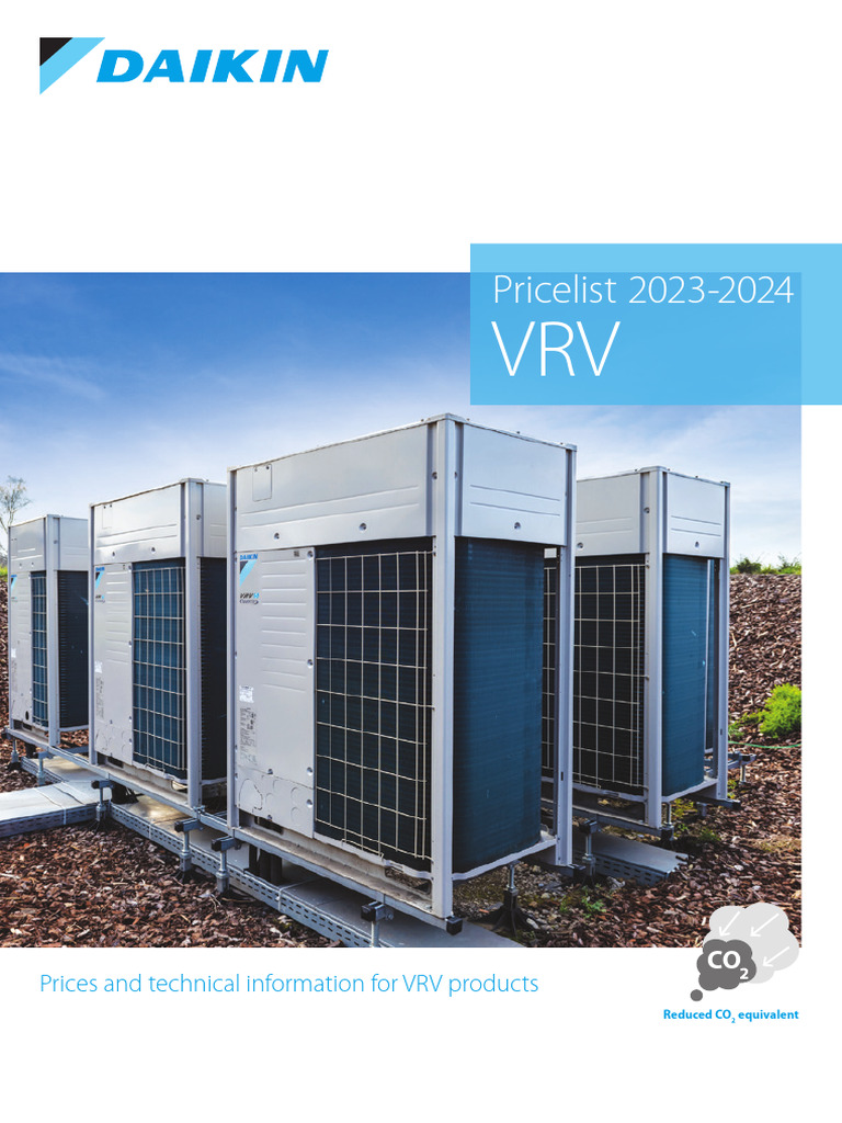 Daikin_VRV 2023-2024 | PDF | Heat Pump | Remote Control