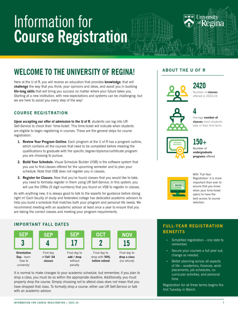 Course Registration Information | PDF | Tuition Payments | Credit Card