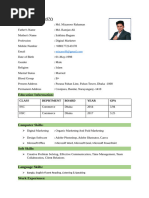 Personal Dossier Template | PDF