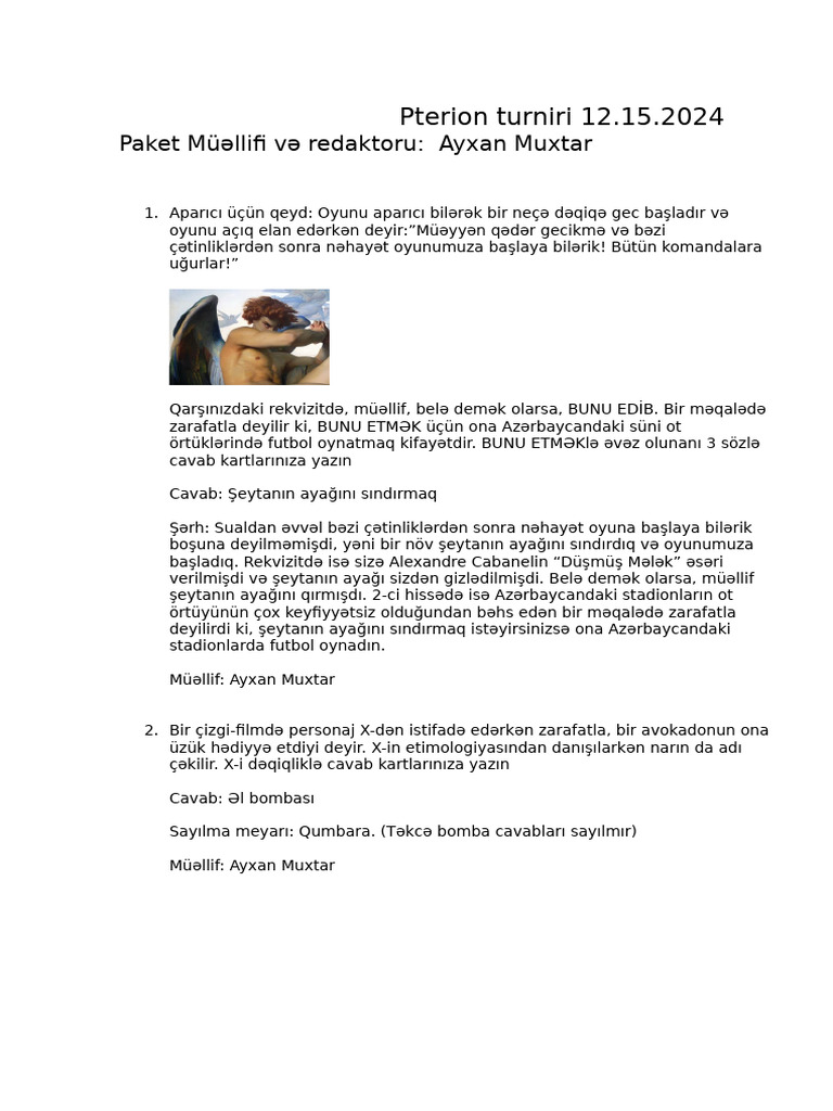 Pterion Turniri 15.12.2024 | PDF