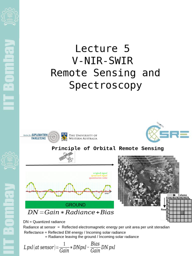 Lecture 6 v-NIR-SWIR Remote Sensing | PDF | Coordination Complex | Chemical Compounds