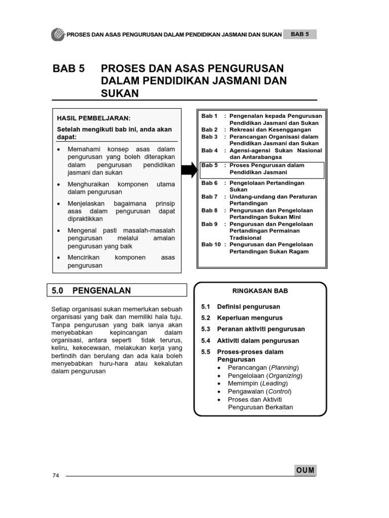Nota PJ (Pengurusan) | PDF