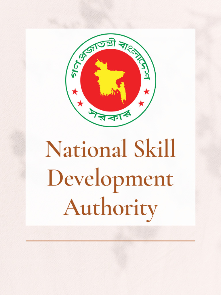 National Skill Development Authority | PDF