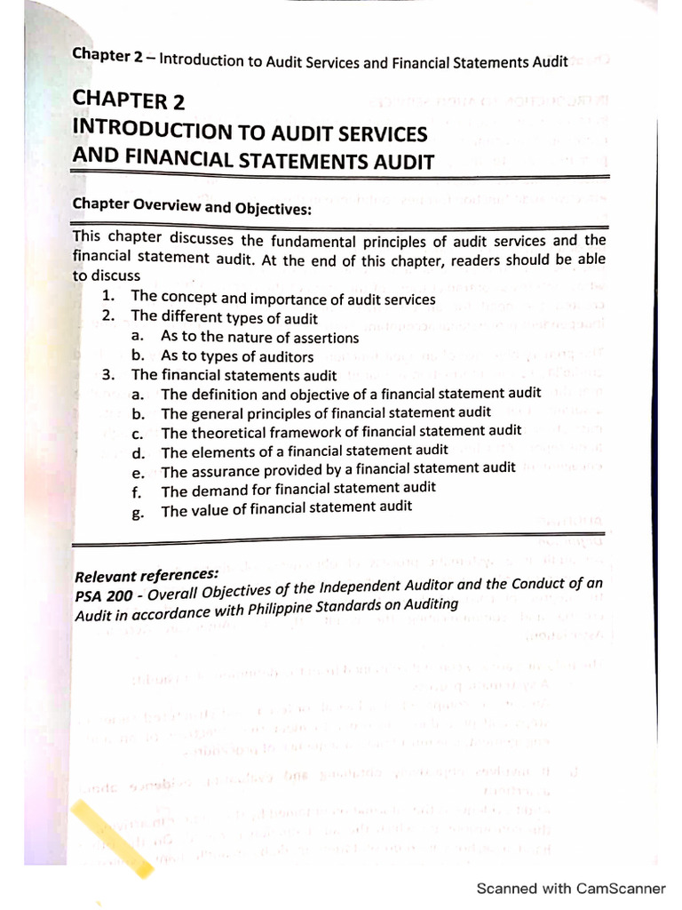 Chapter2 (Audit Theory) | PDF