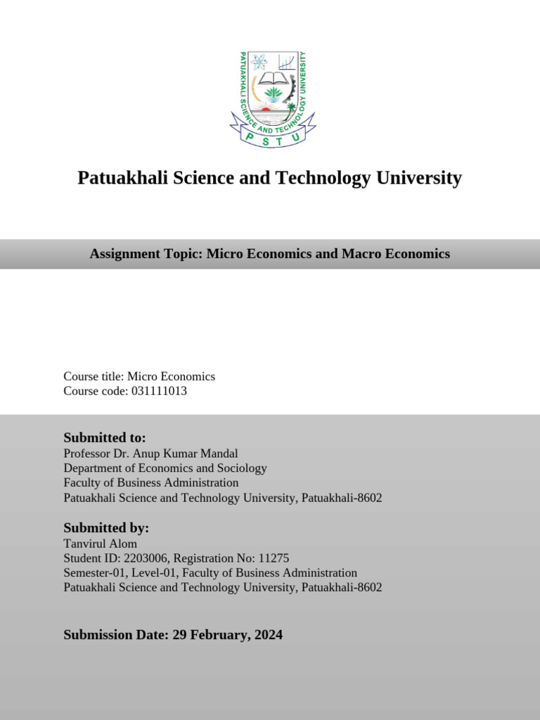 Assignment Cover | PDF