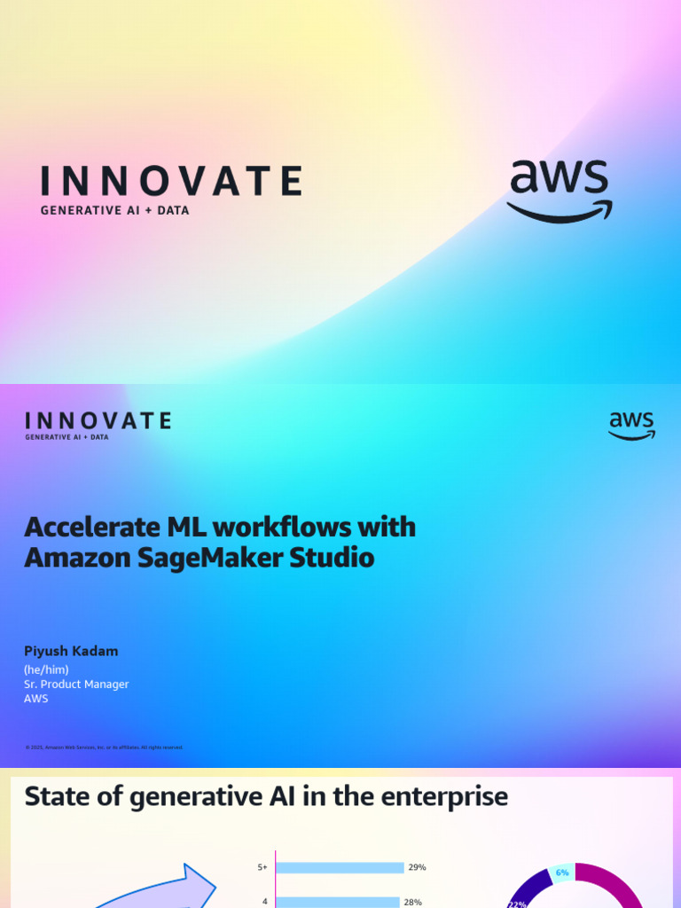 Handout Accelerate ML Workflows With Amazon SageMaker Studio | PDF | Artificial Intelligence ...