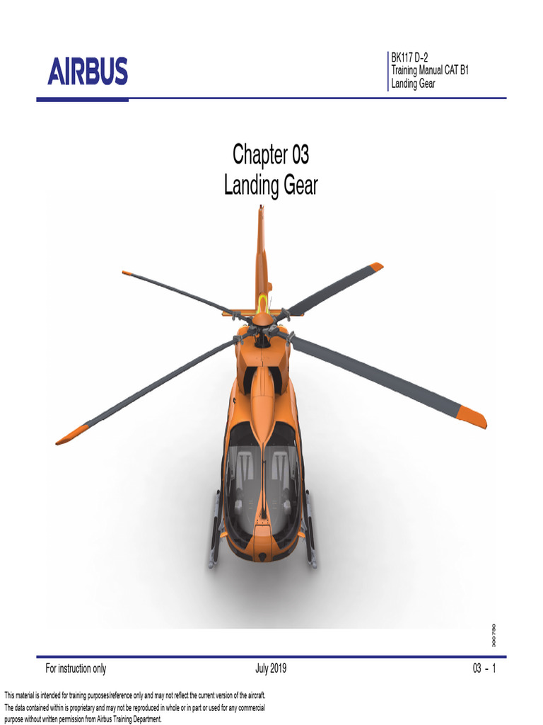 BK117 D-2 Landing Gear Training Guide | PDF | Landing Gear ...