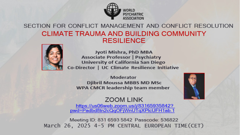 Flyer CMCR Webinar On 26th March 2025 4-5 PM CET | PDF