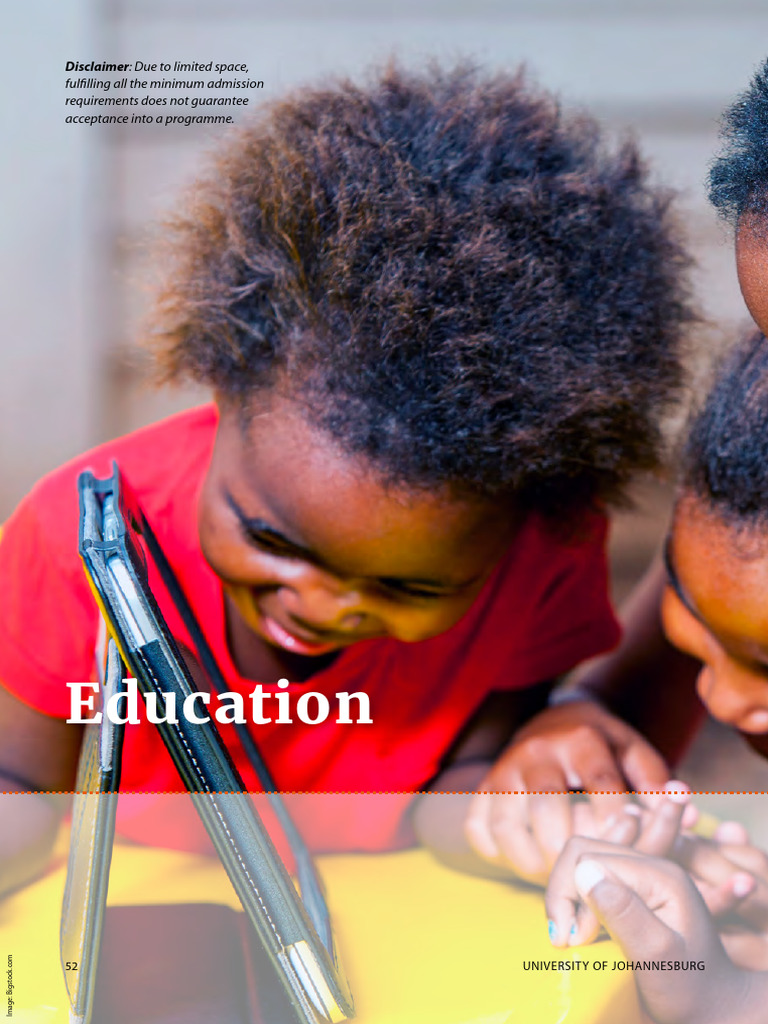 Uj Undergraduate Prospectus 2025 Foe | PDF | Teacher Education ...