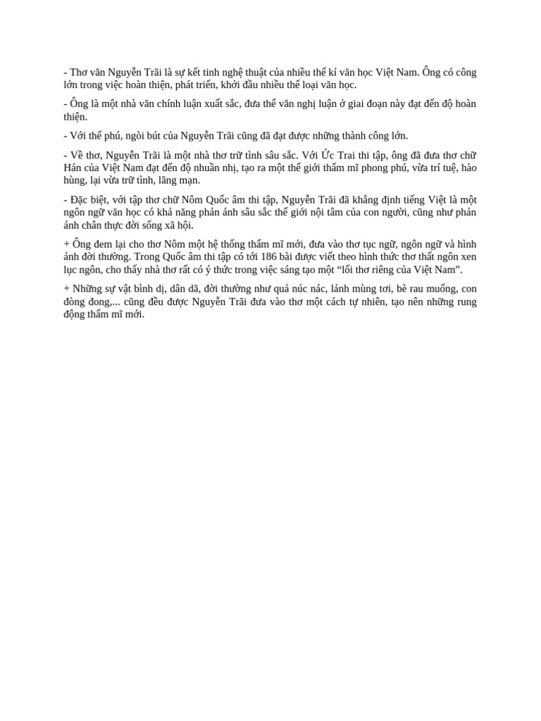 Nguyen Trai | PDF