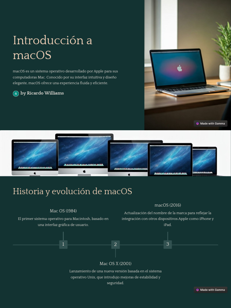 Guía Completa sobre macOS y sus Características | PDF | Mac OS | Apple Inc.