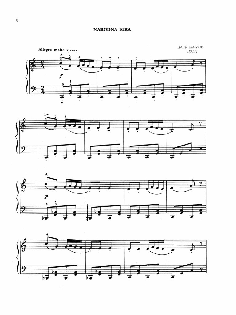 Slavenski - Narodna Igra | PDF