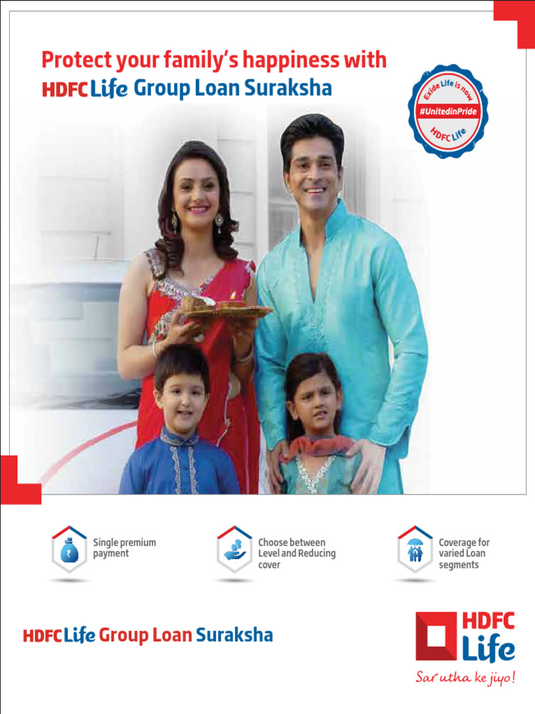 HDFC Group Loan Suraksha Overview | PDF | Insurance | Loans
