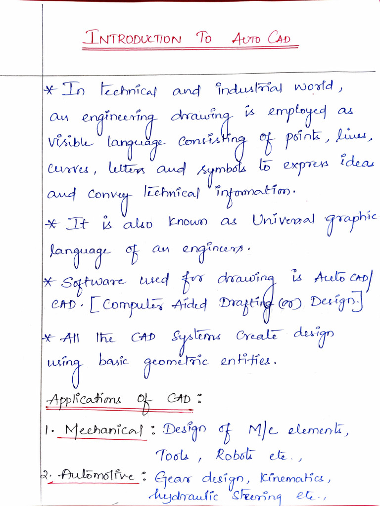 Introduction To Auto Cad, Introduction To Conics, Parabola Exp | PDF ...