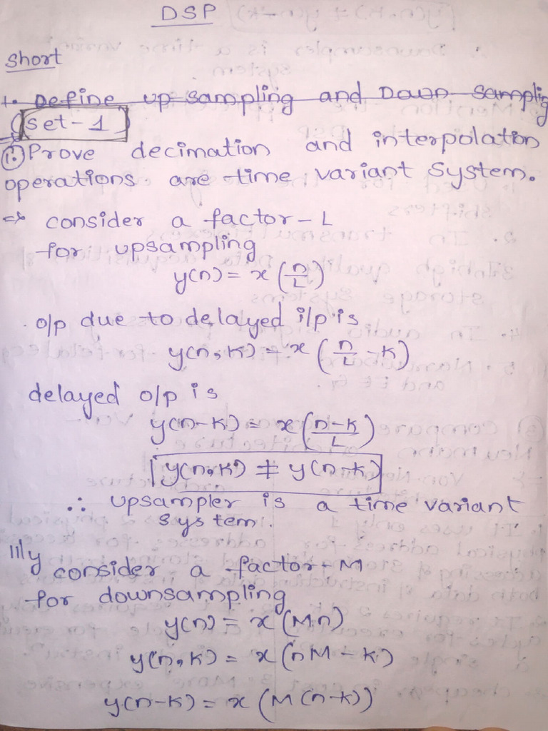 DSP Mid 2 Short | PDF