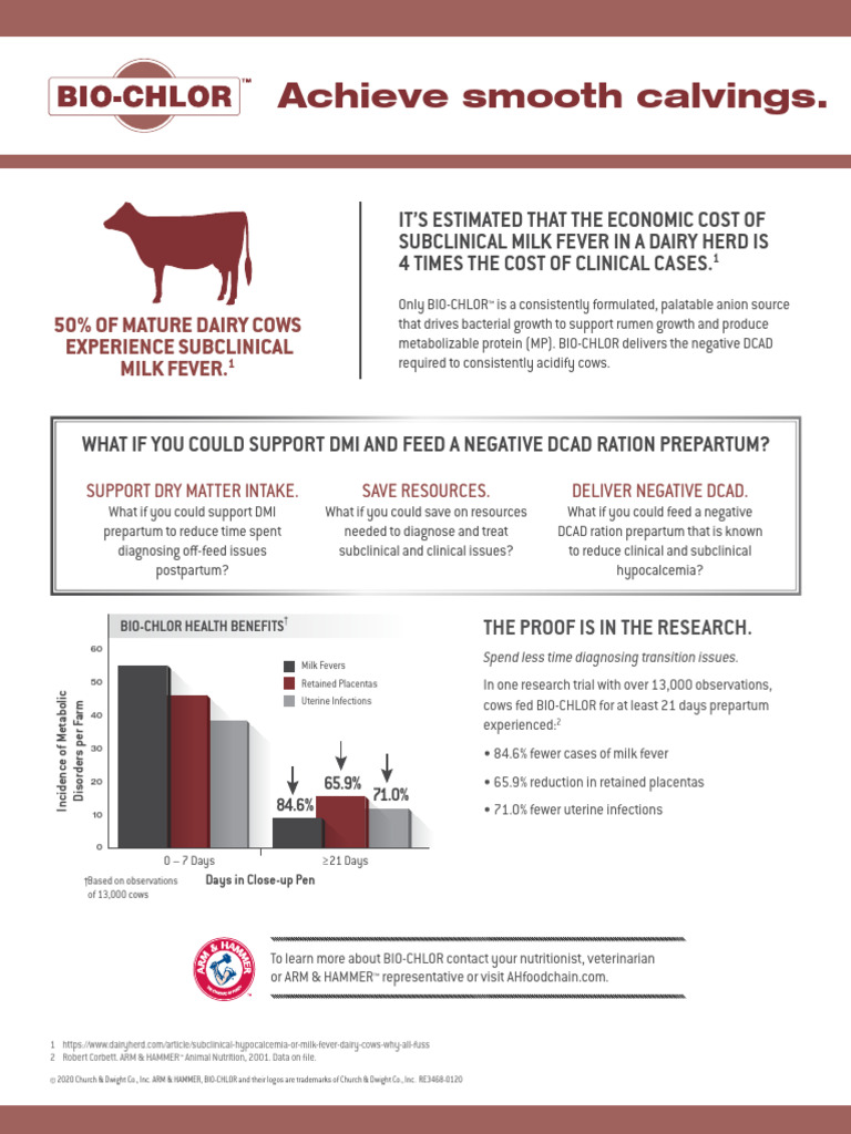 Bio-Chlor Dairy Ss 03 | PDF | Dairy Cattle | Milk