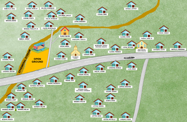 Purok California Spot Map PDF | PDF