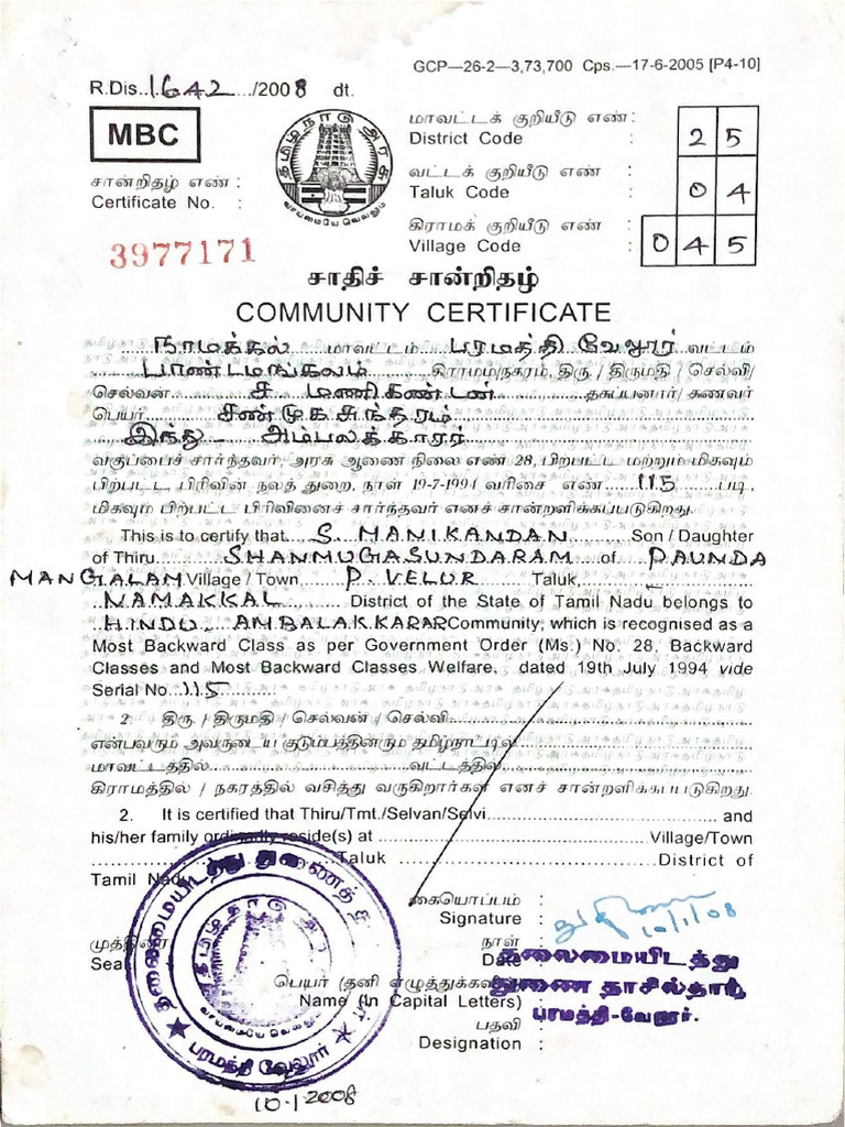 Community Certificate Compressed | PDF