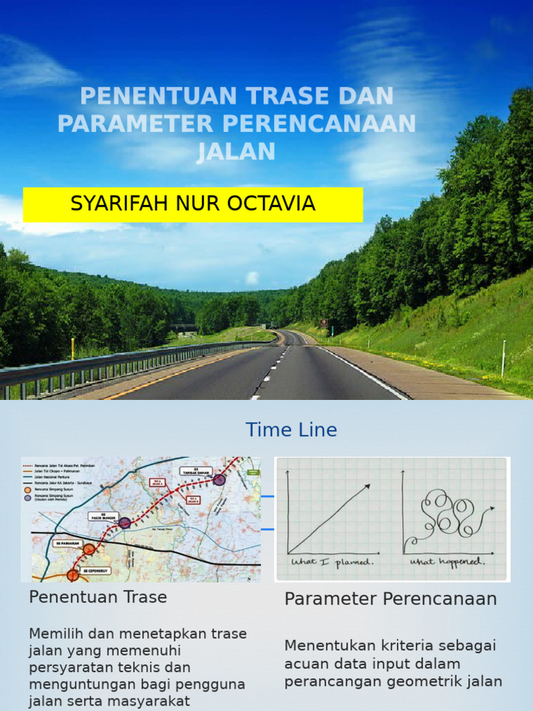 Penentuan Trase Jalan dan Parameter | PDF