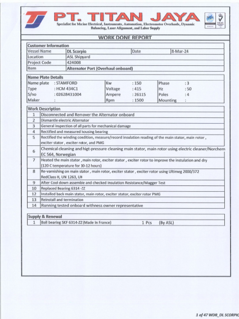 Alternator Overhaul Pdf