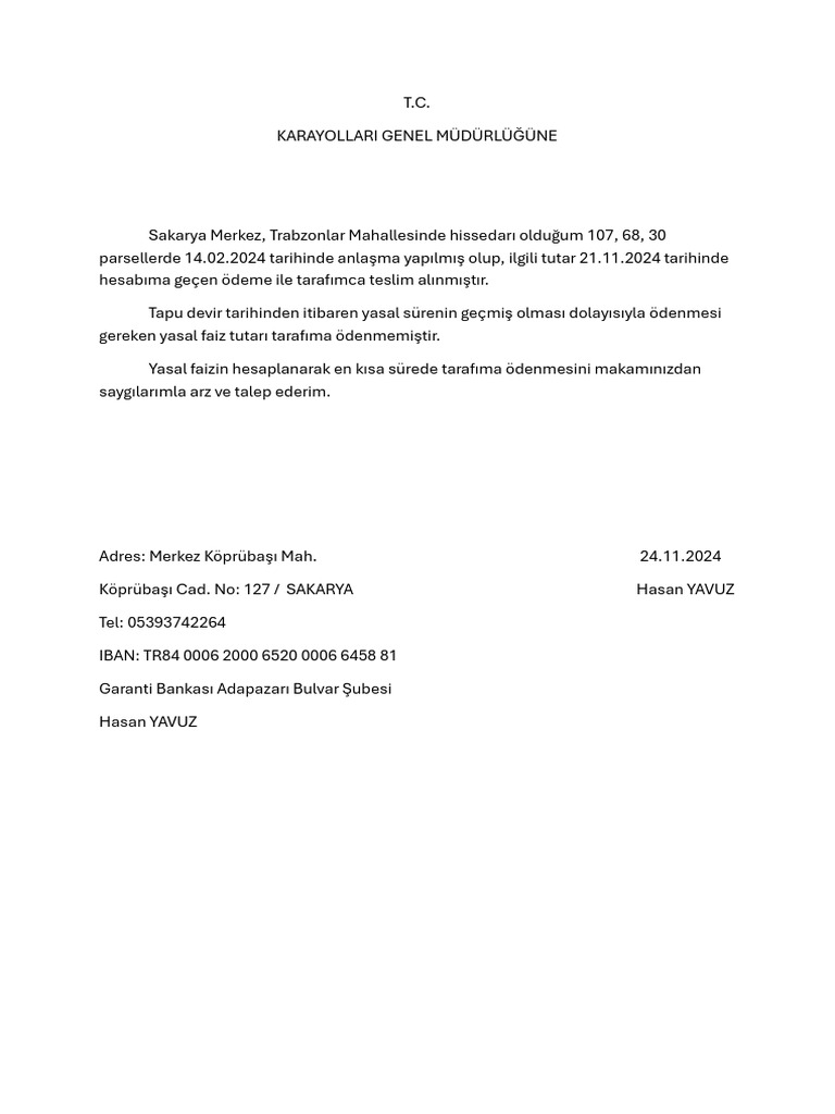 Hasan Yavuz KGM | PDF