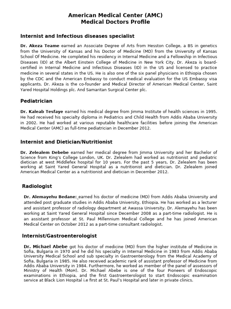 Doctors - Profile - Updated On January 18 2018 | PDF | Doctor Of ...