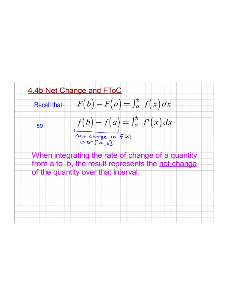 4.4b Net Change and FToC | PDF