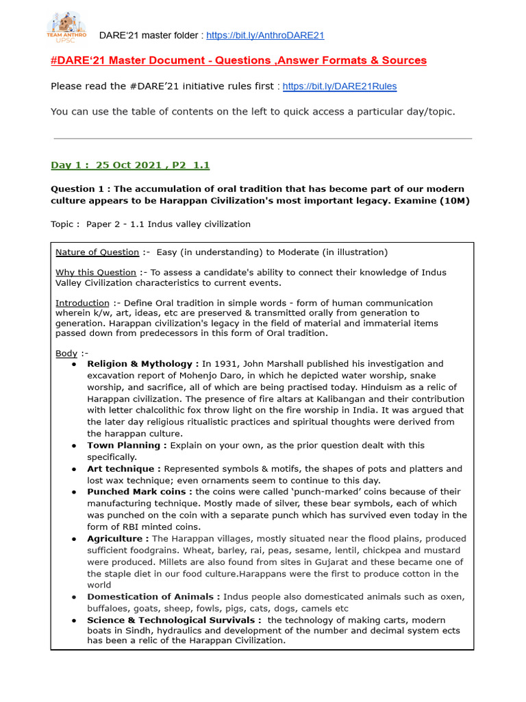 DARE Master File (Ques, Ans, Sources) | PDF | Karma | Caste