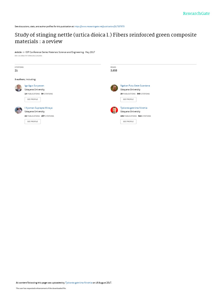 Agus Suryawan 2017 IOP Conf. Ser.3A Mater. Sci. Eng. 201 012001 | PDF | Composite Material ...