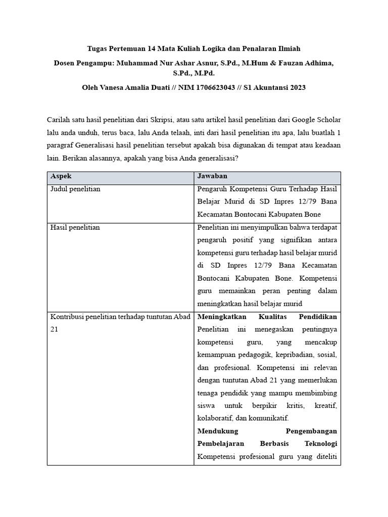 Vanesa Amalia Duati 1706623043 LPI14 | PDF