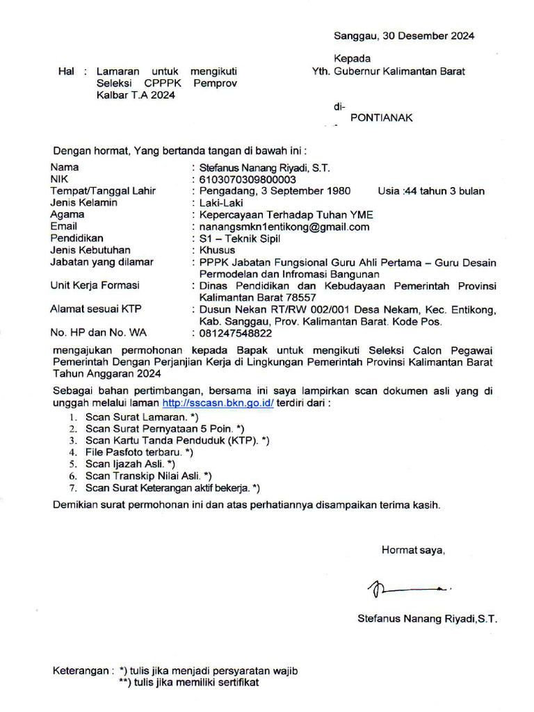 Nanang Lamaran | PDF