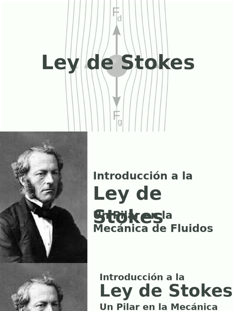 Ley de Stokes .Pptx | PDF | Viscosidad | Arrastrar (Física)