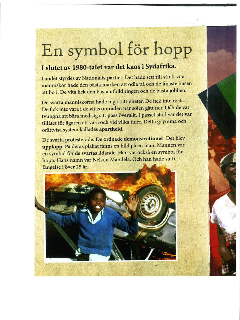 Nelson Mandela Text | PDF