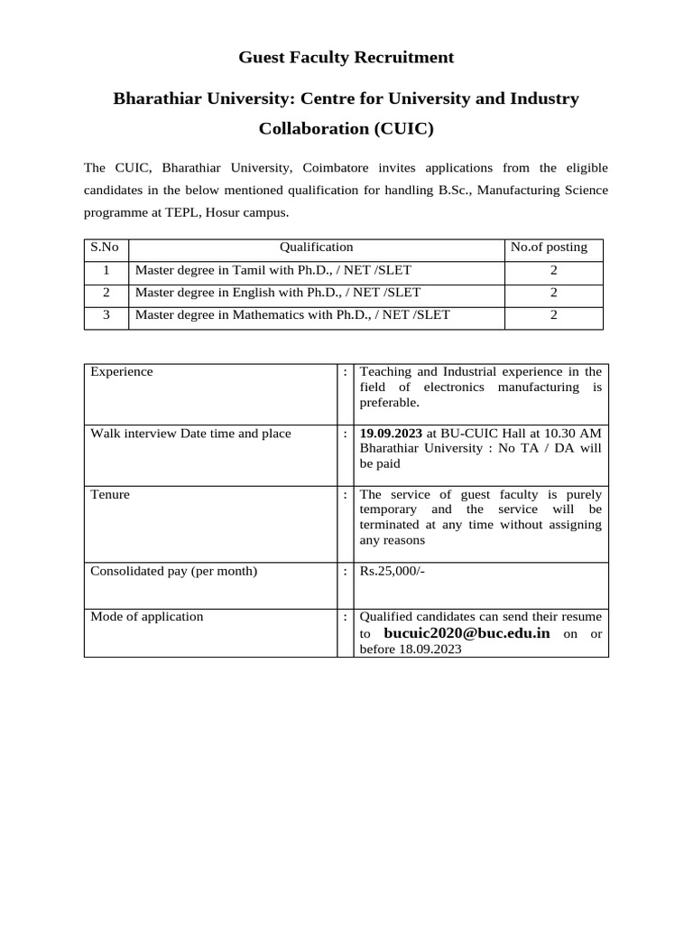 Tepl - Walk in Interview | PDF