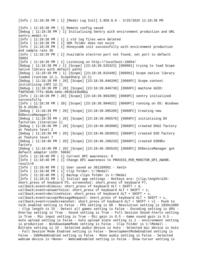Medal Log 20250325 | PDF | Keyboard Shortcut | Codec