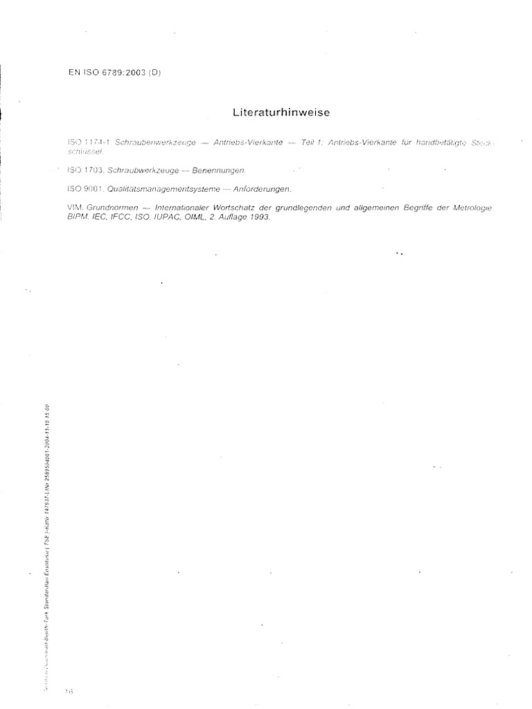Din en Iso 6789 2003 1 | PDF