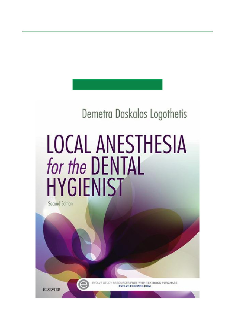 Local Anesthesia For The Dental Hygienist - 2nd Edition High-Quality ...