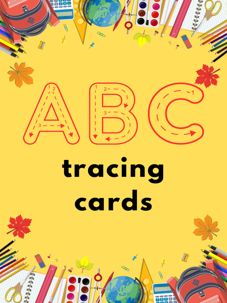 ABC Tracing Card | PDF
