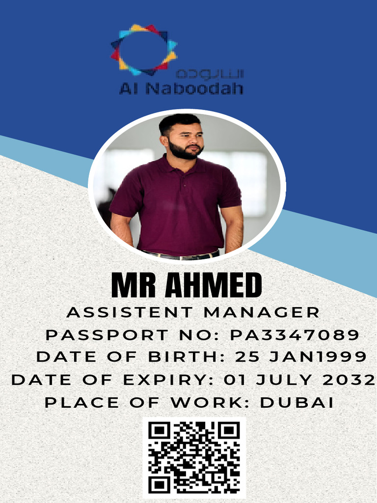 Blue Bold Student ID Card | PDF