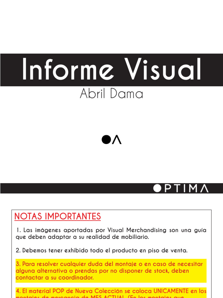 Informe Visual Abr 25 Dama | PDF | Bienes manufacturados